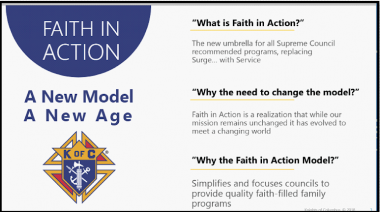 Faith In Action - Knights of Columbus Orange County Chapter